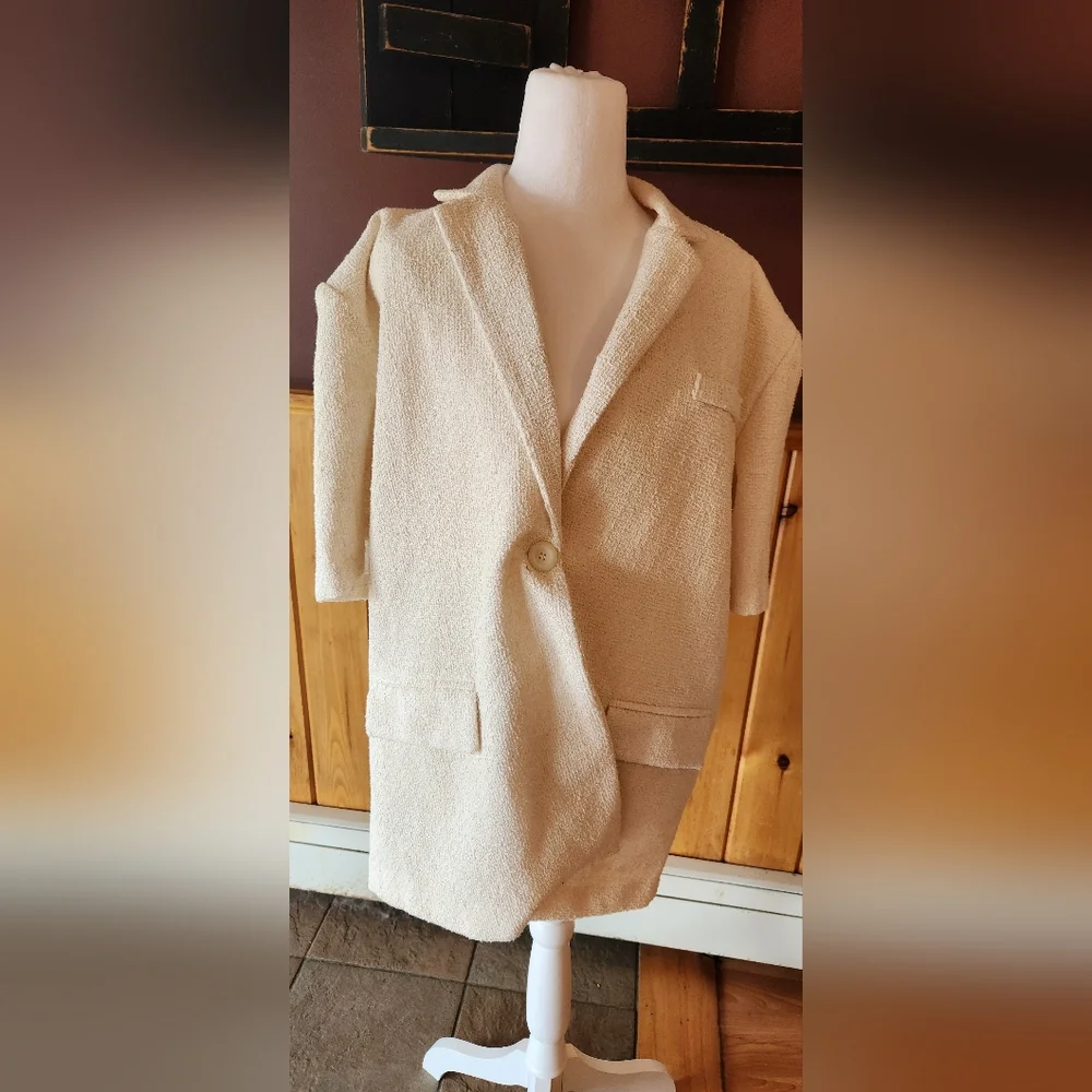Auver_Fit | Jackets & Coats | Auverfit Short Sleeve Blazer Korean ...
